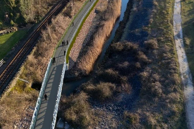 Work on new Conwy link route with two bridges set to restart