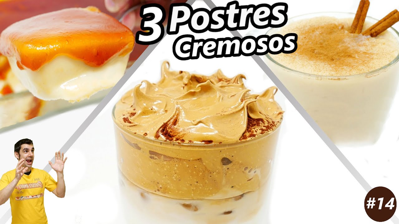 3 postres sin horno, cremosos y rápidos