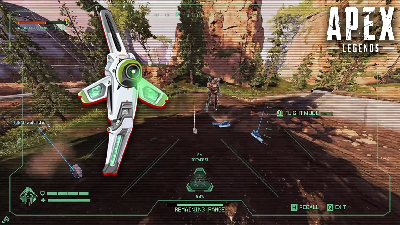 Crypto’s drone prime delivery service in Apex Legends gameplay