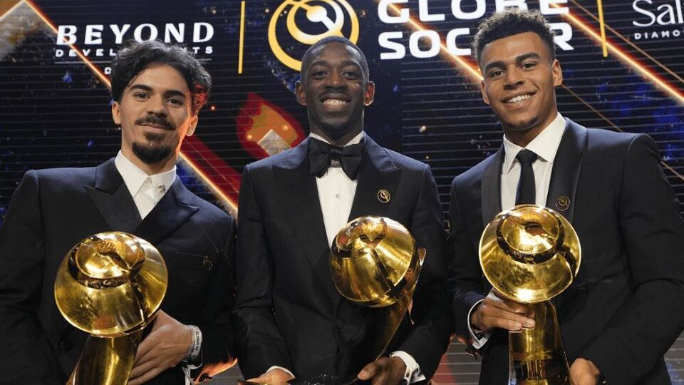 Cristiano Ronaldo, Ousmane Dembele steal show at Globe Soccer Awards ...