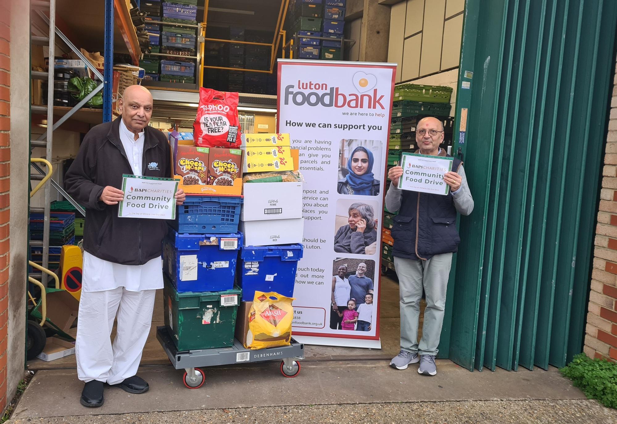 BAPS UK community food drive 2025