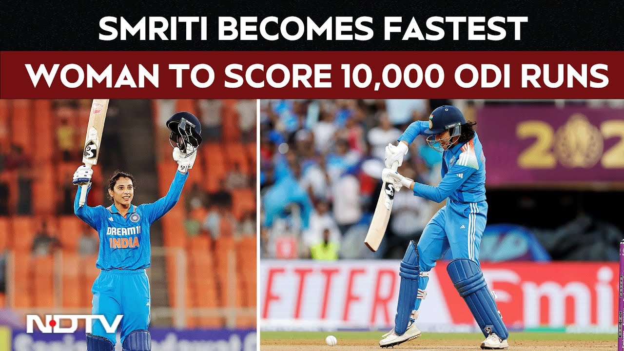 Smriti Mandhana creates history as fastest woman cricketer to score 10K ...