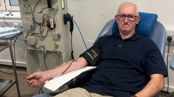 NHS 'super donor' says helping is 'an honour'