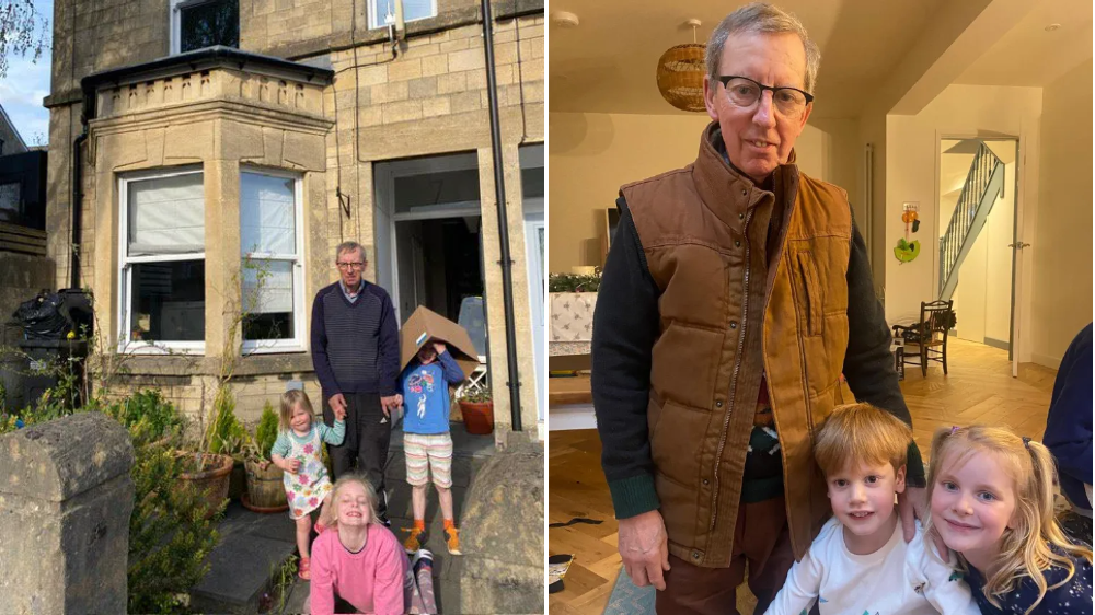 The grandparents moving across the country to take on childcare