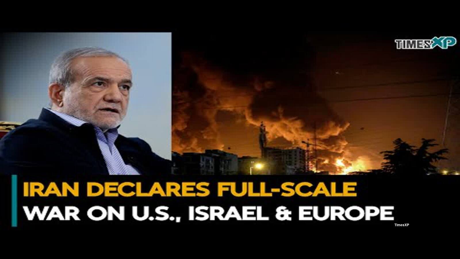 Iran declares full-scale war on US., Israel & Europe