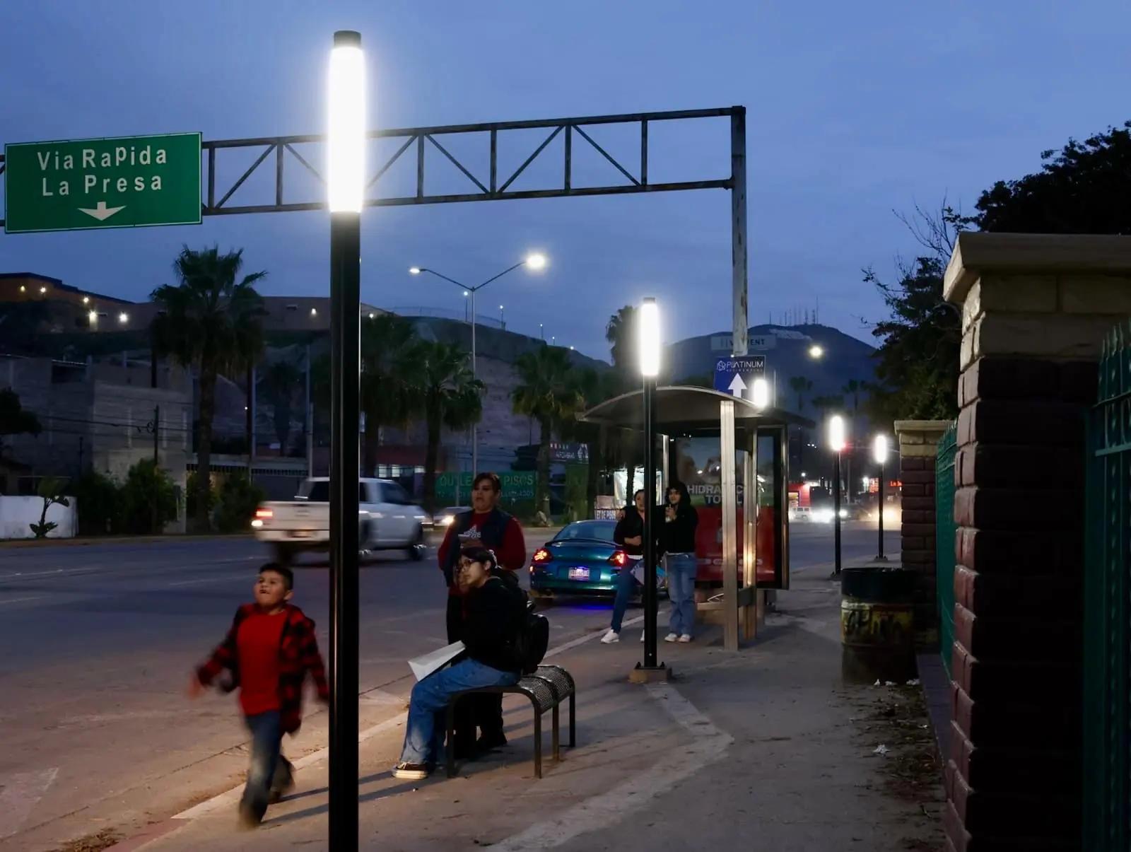 New safe path illuminates Tijuana’s Morelos Park