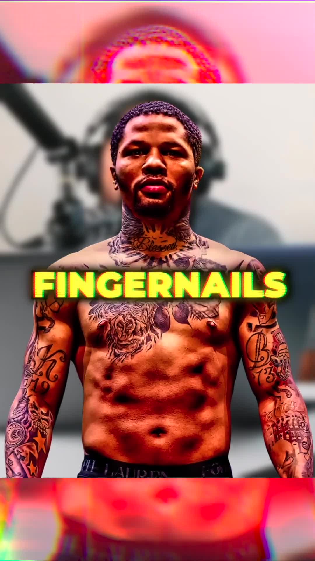 Tank Davis painted nails: "Painting your nails with color is different ...