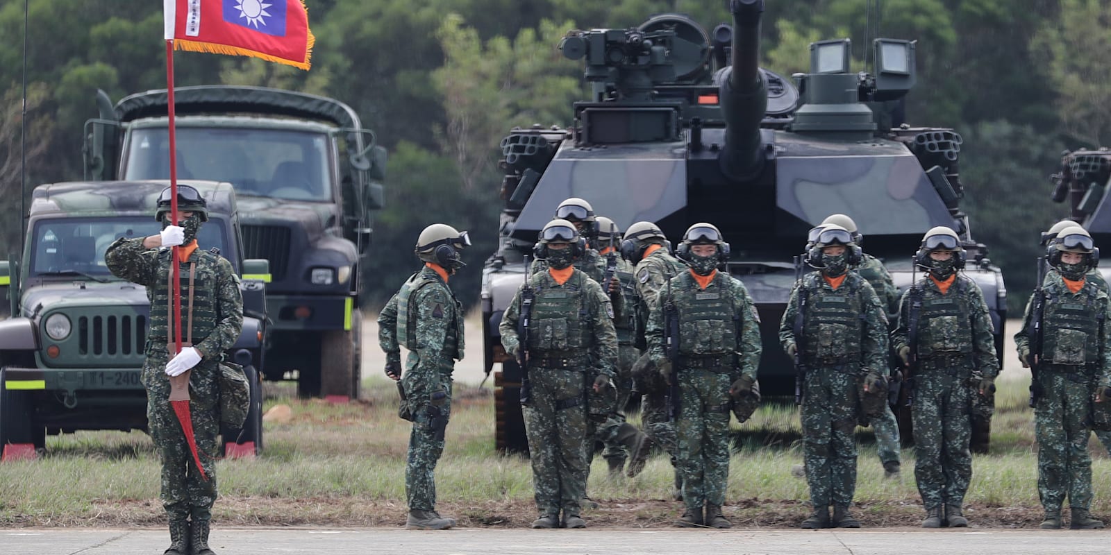 Höjd beredskap i Taiwan under Kinas storövning