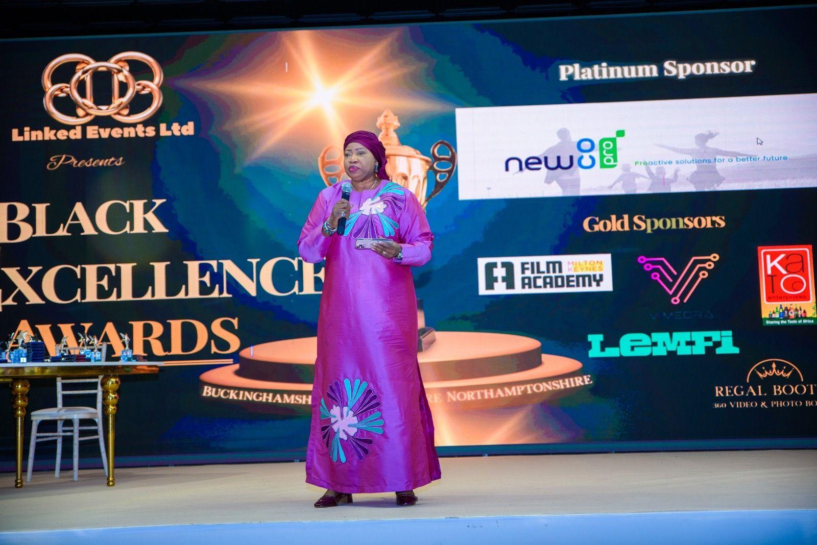 Milton Keynes-based company presents Excellence Award to Gambian First Lady