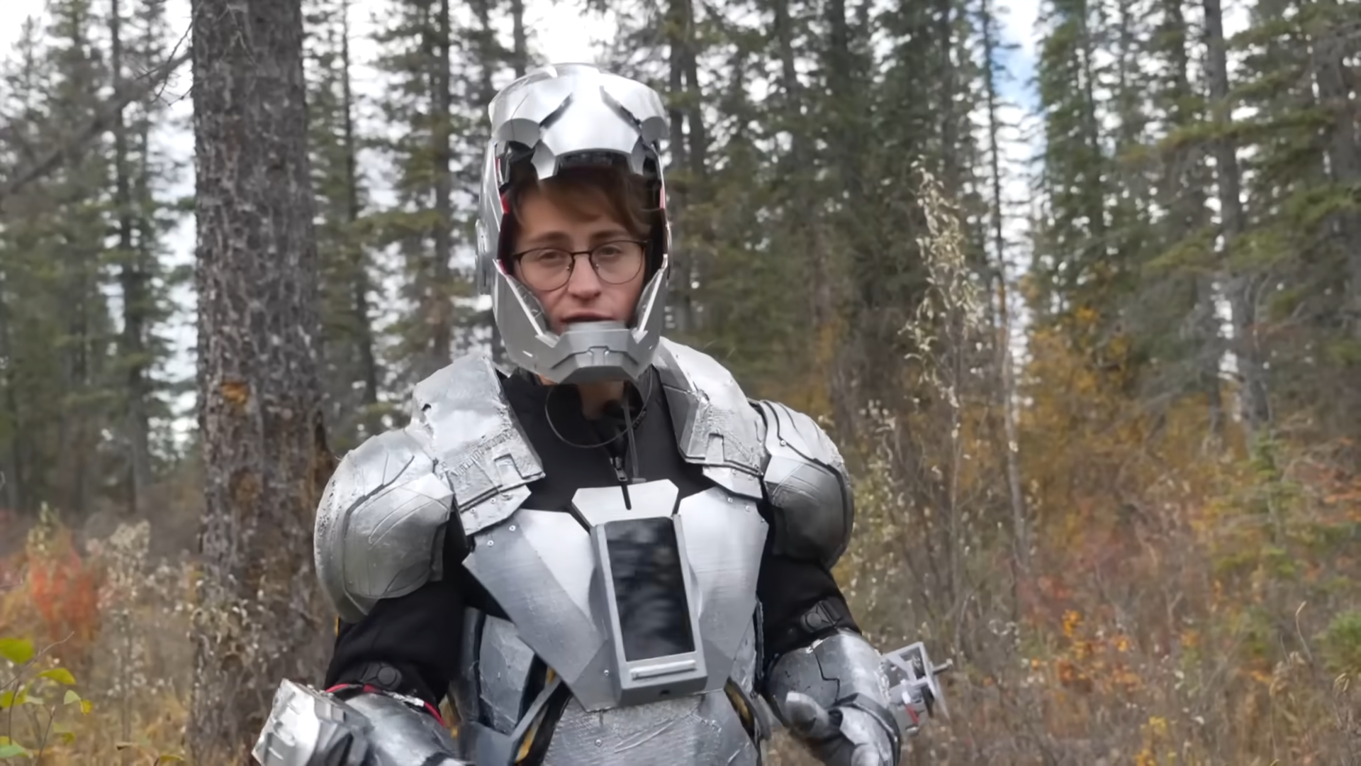 Homemade Iron Man suit built for survival