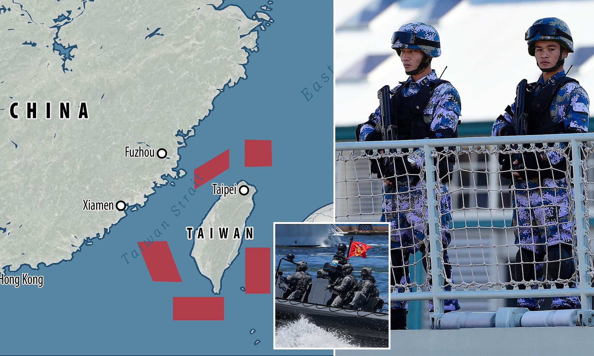 Defence expert's warning as China holds live-fire drills off Taiwan ...