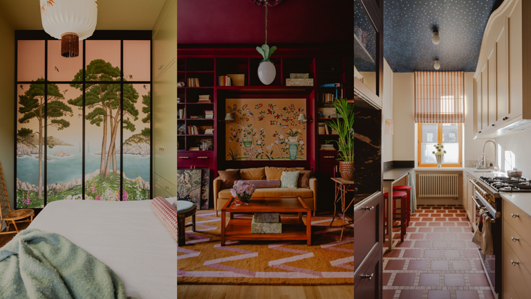 This color-filled Polish apartment turns architectural quirks into ...