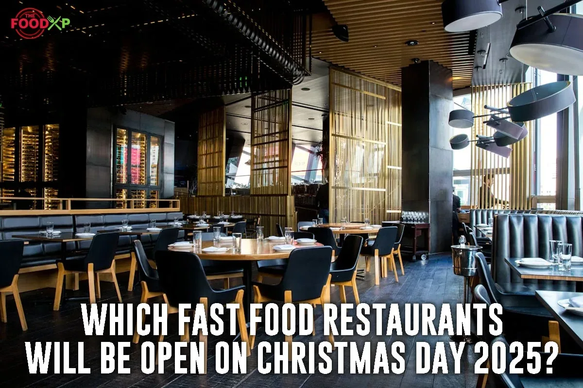 Which fast food restaurants will be open on Christmas Day 2025?