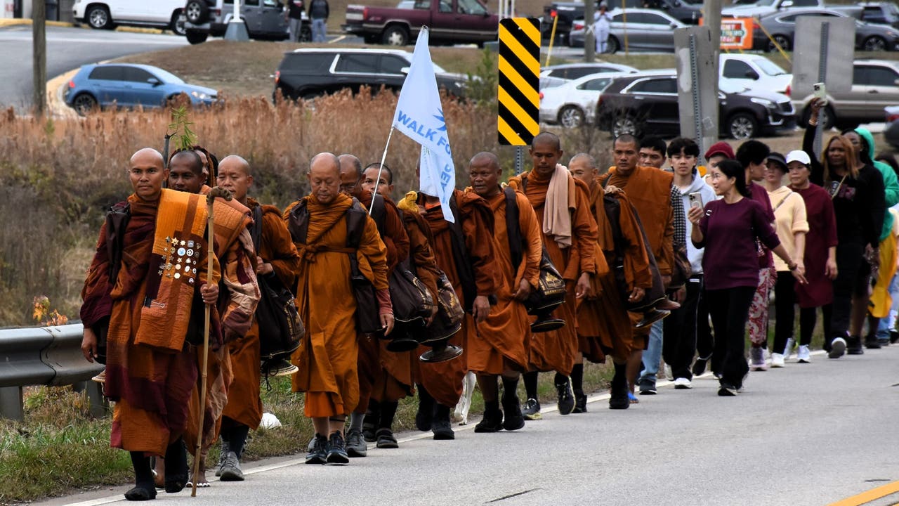 Walk for peace continues through Georgia | Where to see them this week