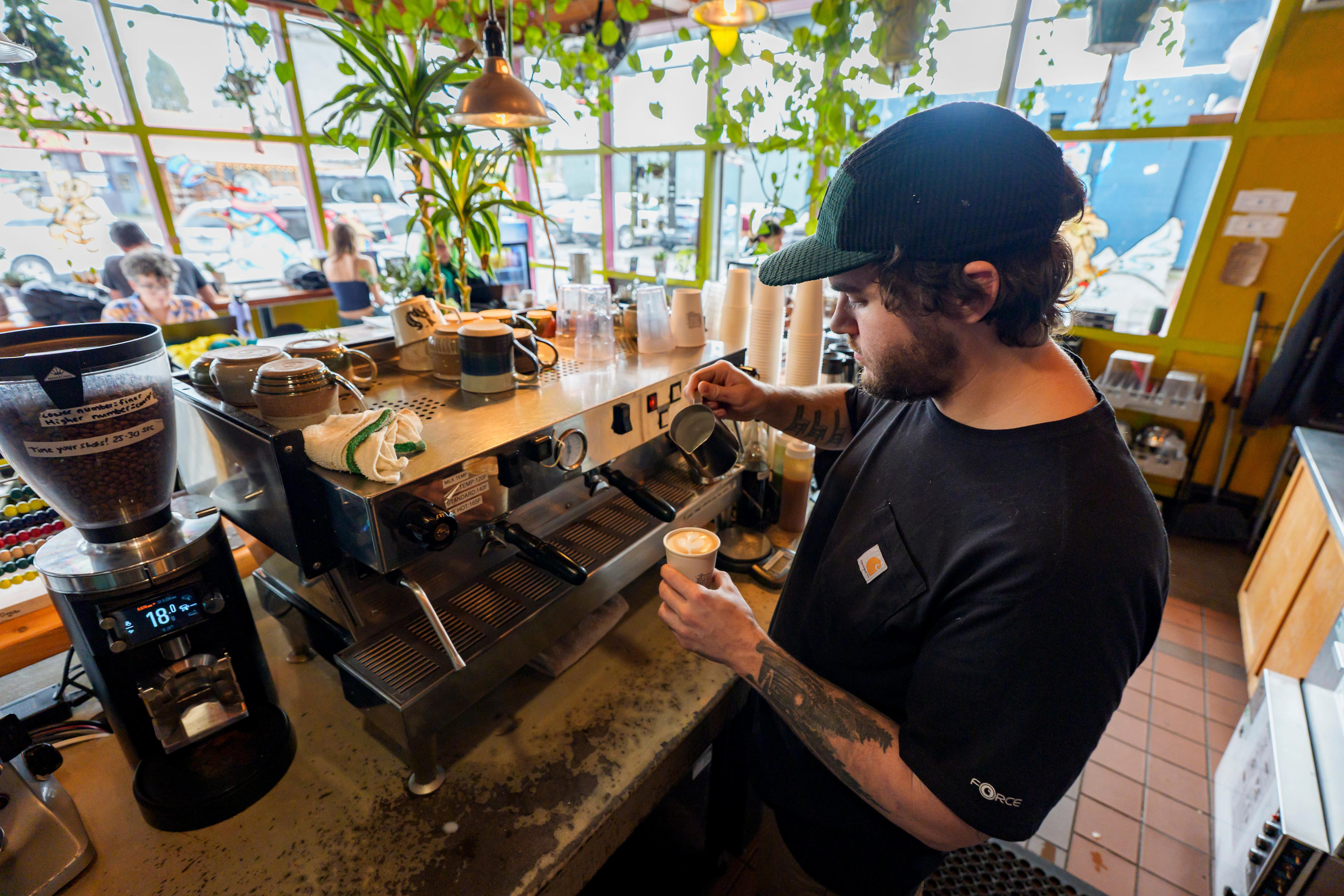 Glass House Coffee makes a home out of former Whiteaker Police Station