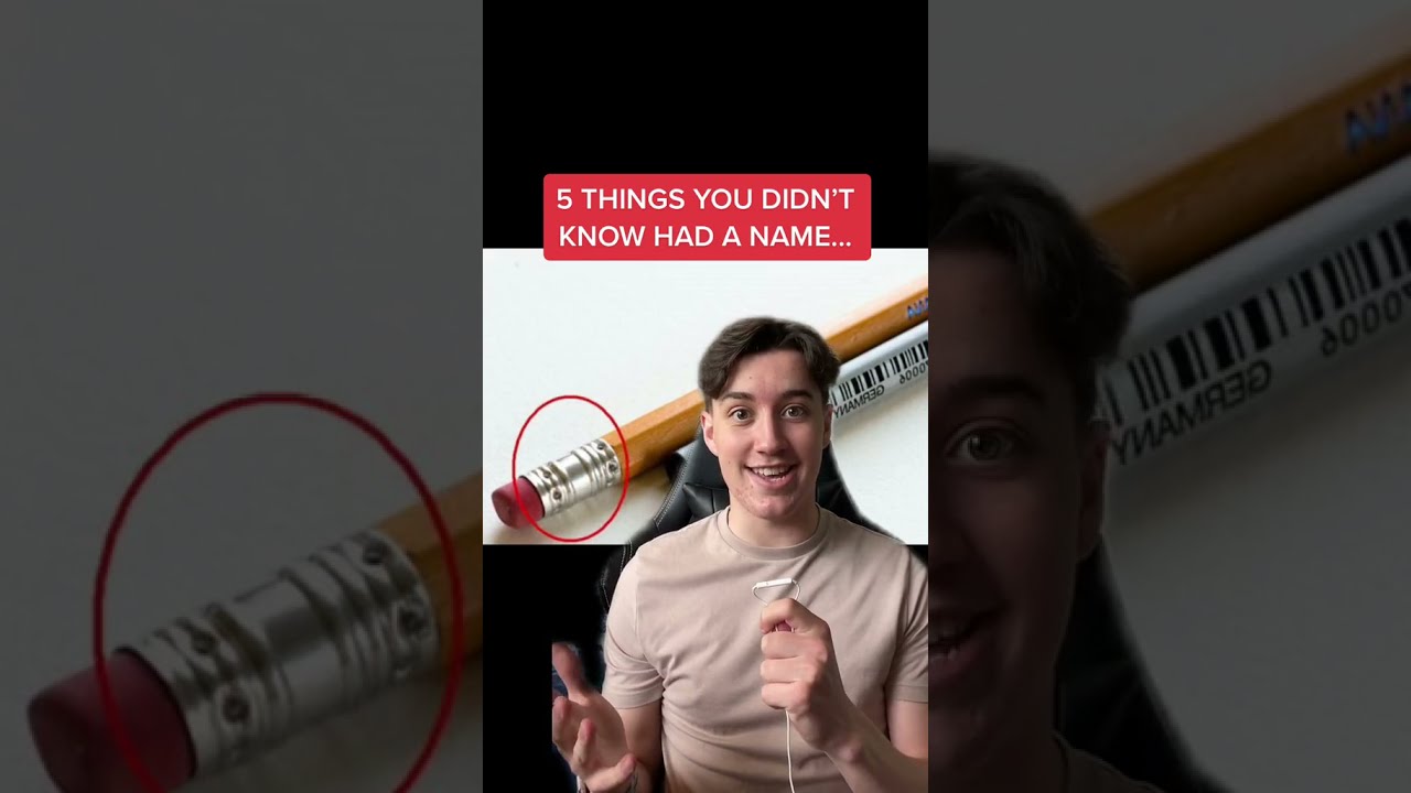 5 everyday things you never realized had a name