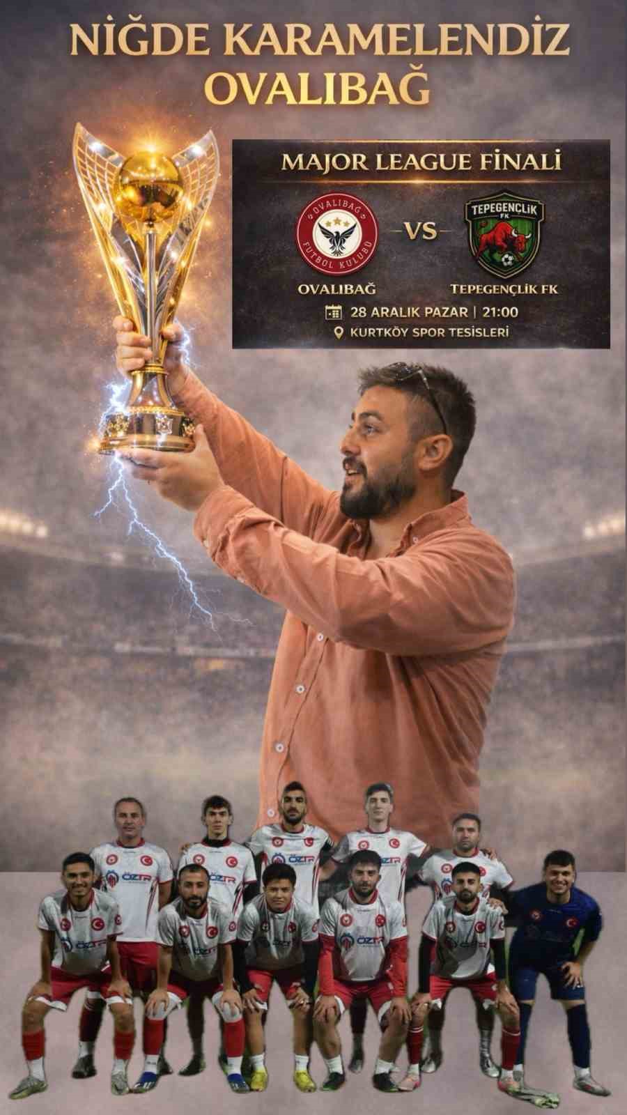 Major Futbol Ligi’nde Ovalıbağ FK şampiyon oldu
