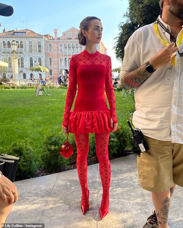 Lily Collins celebrates Emily in Paris topping the Netflix charts and ...