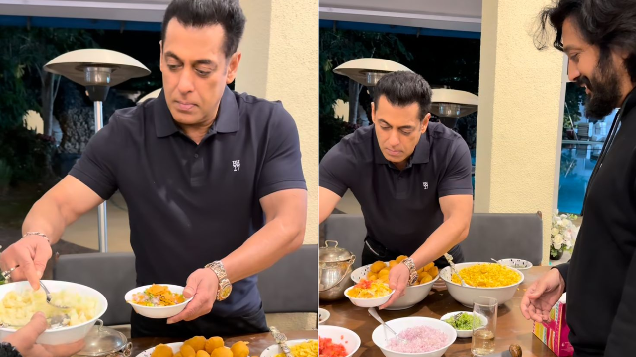 Salman Khan makes 'absolutely delicious' bhel for Riteish-Genelia ...