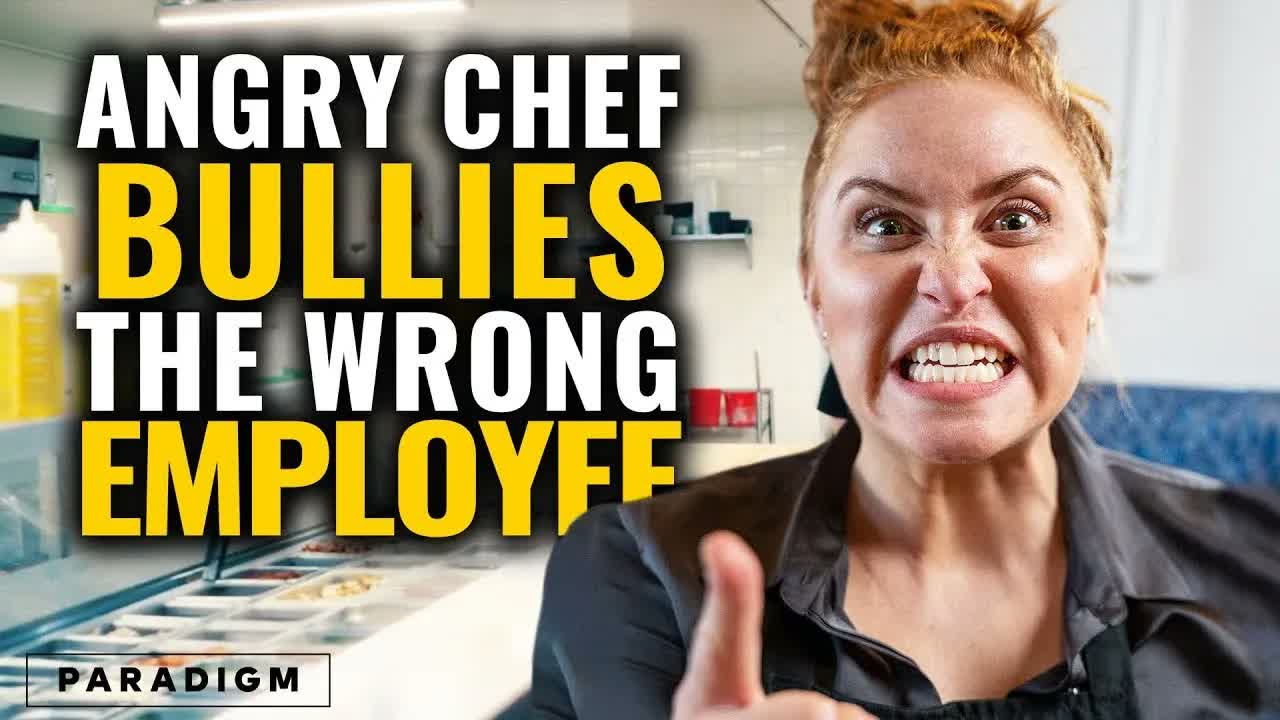 Angry chef fires the wrong cook