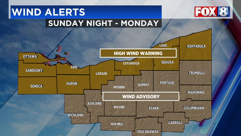 Weather advisories: Strong winds and snowfall