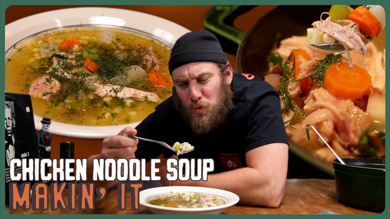 How to make classic chicken noodle soup from scratch