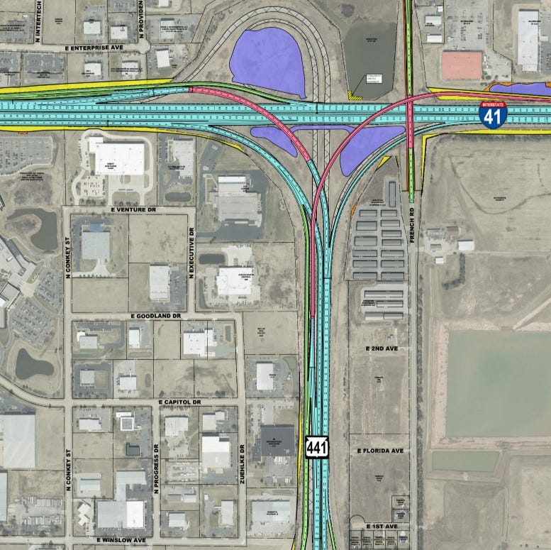 Interstate 41 to see closed exit, mainline, interchange work in 2026