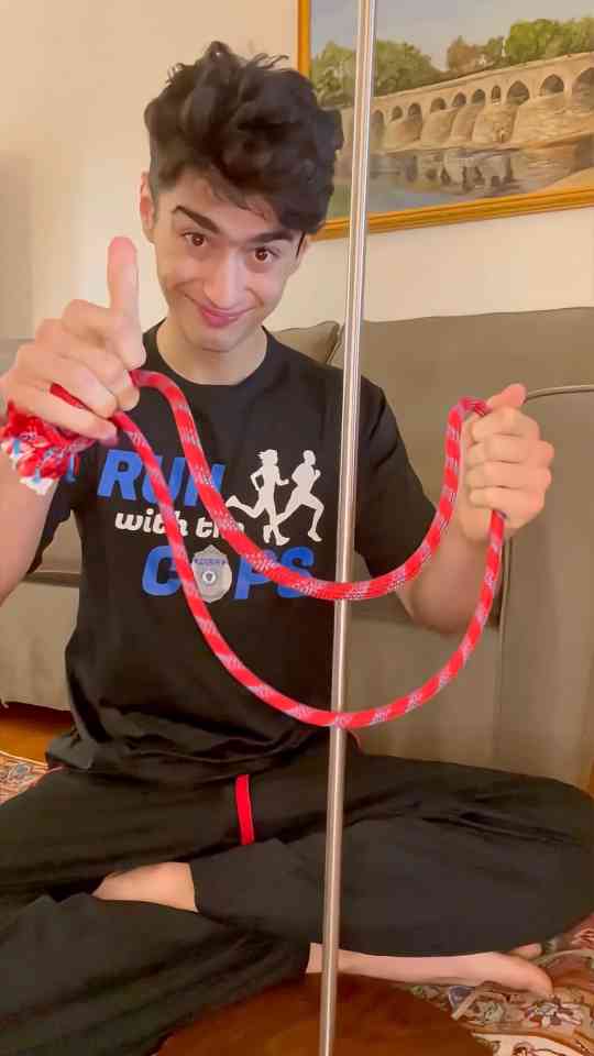 Tutorial for magic rope trick 🪢😂