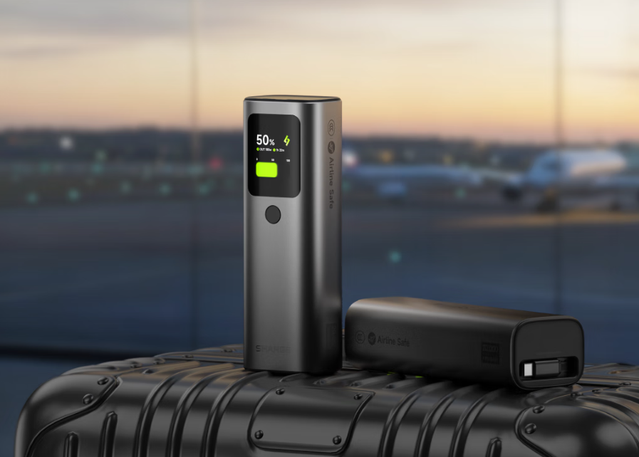 Sharge launches 165W 20000mAh power bank with retractable cable and display