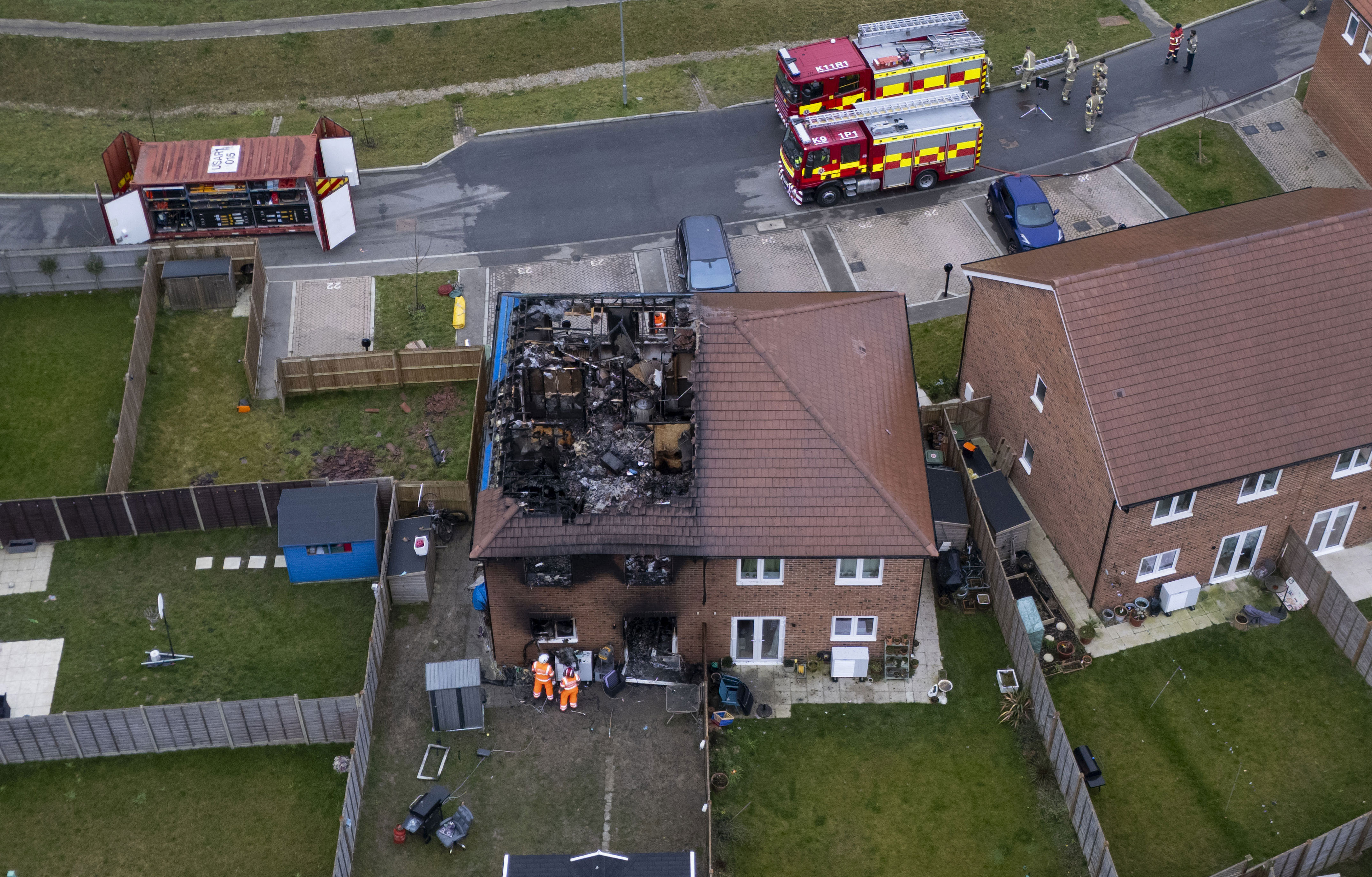 Remaining hotspots extinguished at scene of house fire that killed ...