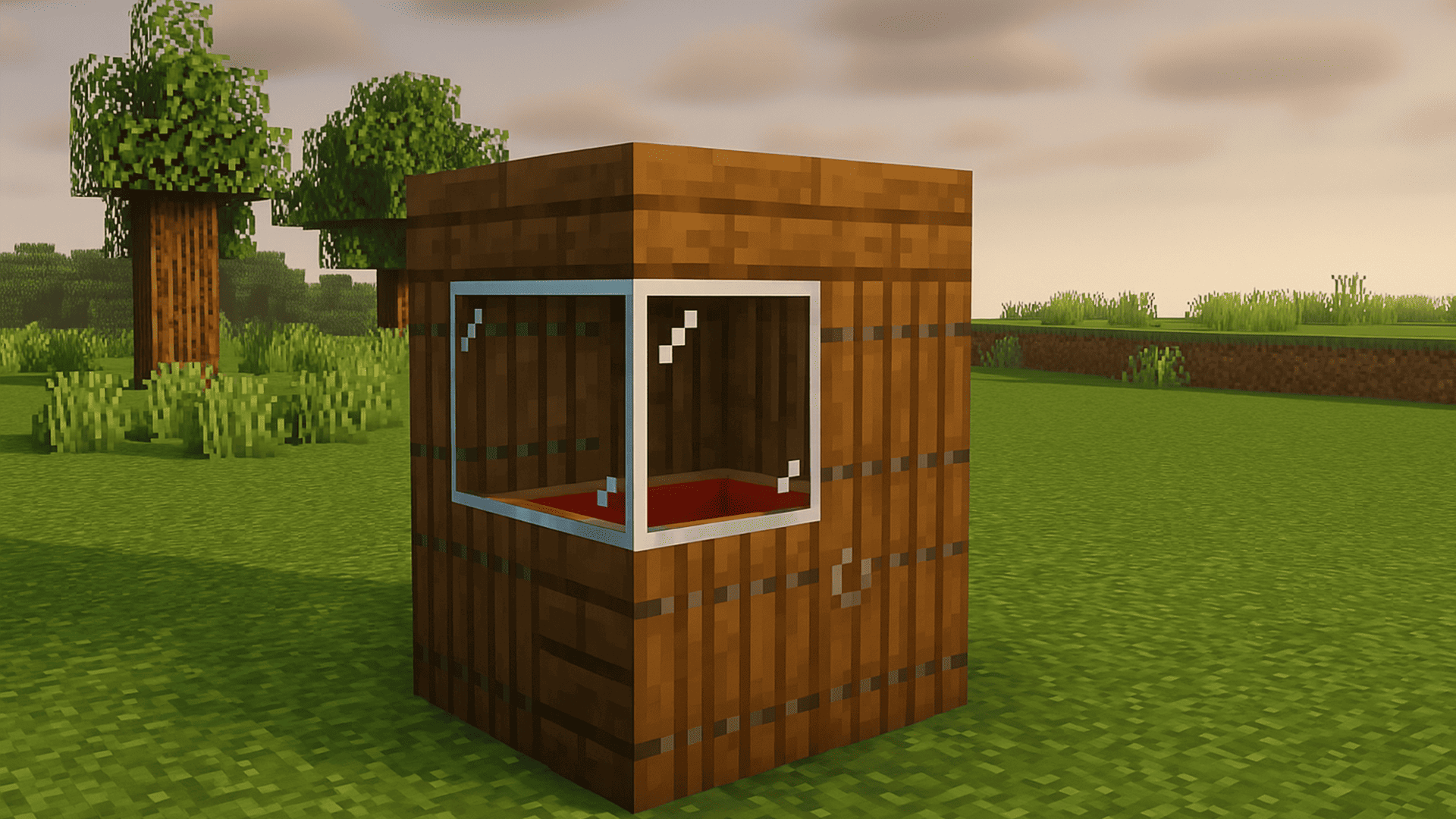 How to build a 2x2 house in Minecraft