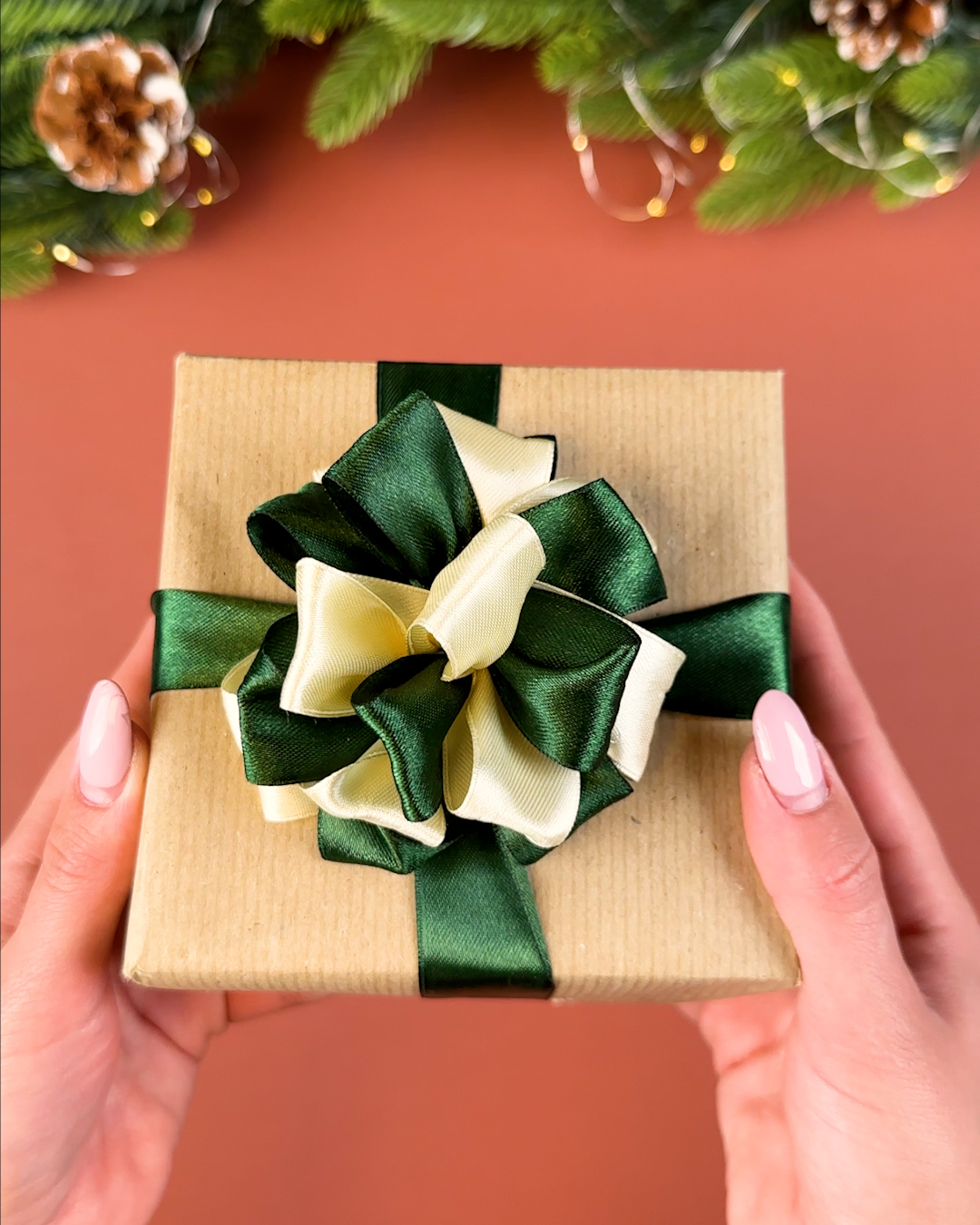 Creative ribbon tying technique that stands out 🎁