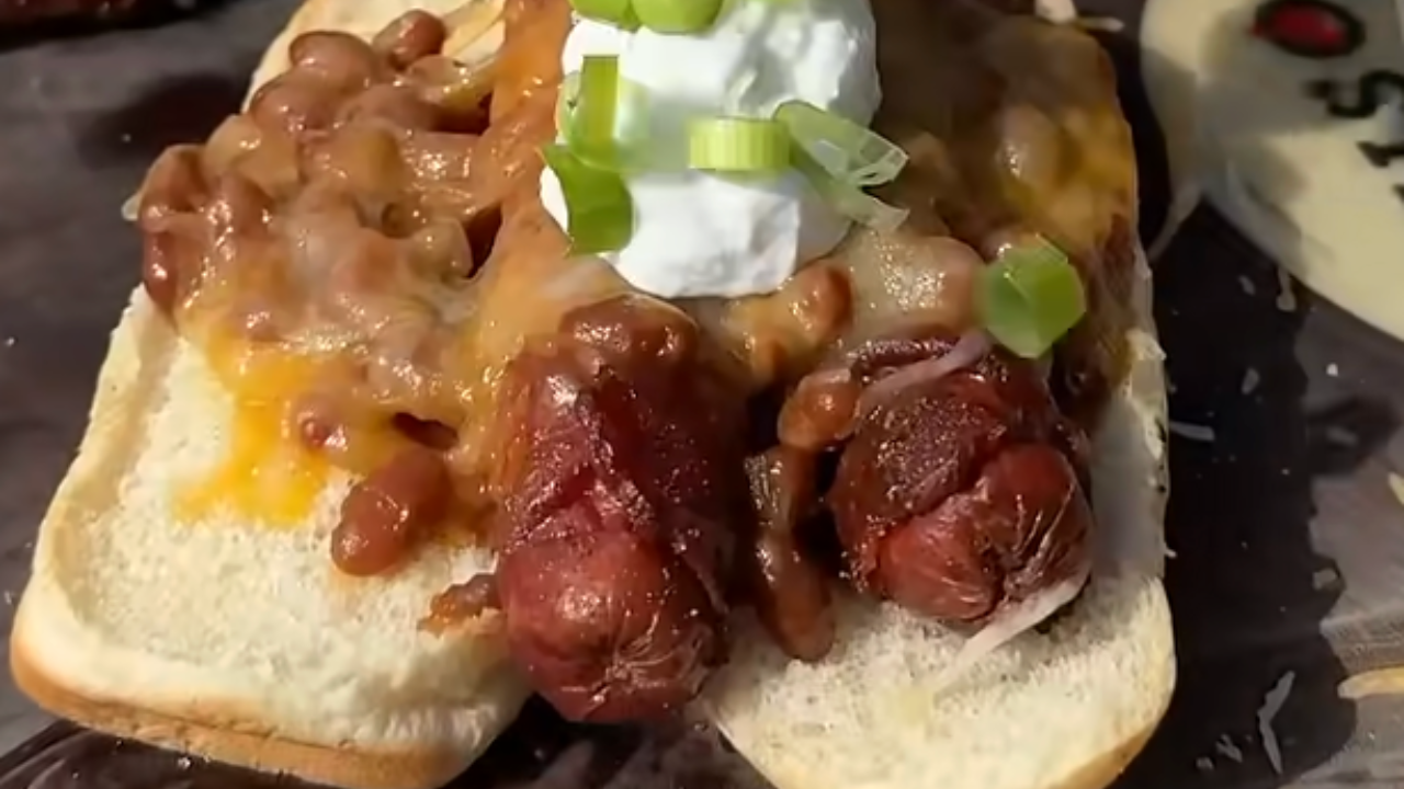 Loaded chili cheese dawgs, done right