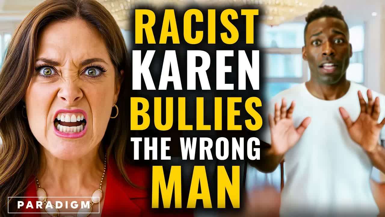 Karen bullies the wrong black man, gets caught on camera