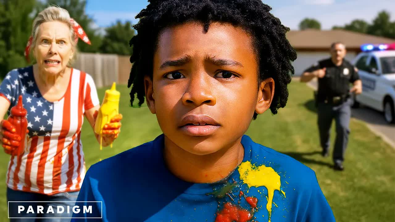 Racist Karen threatens innocent kid for no reason