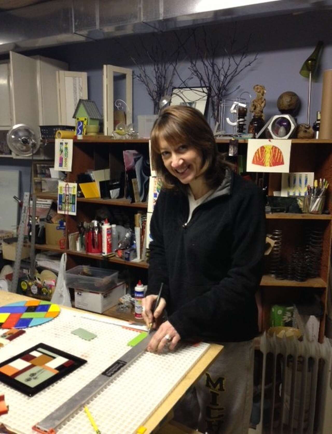 Manistee fused glass artist Wendy Bedolla shares her craft