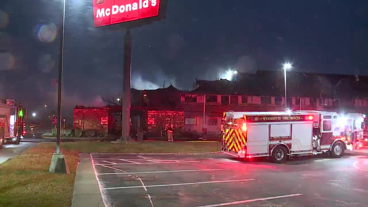 Crews battling fire at Motel 6 in Southgate