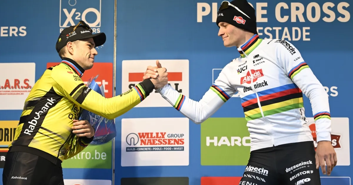 Na operatie aan de enkel: Van der Poel heeft boodschap voor Van Aert