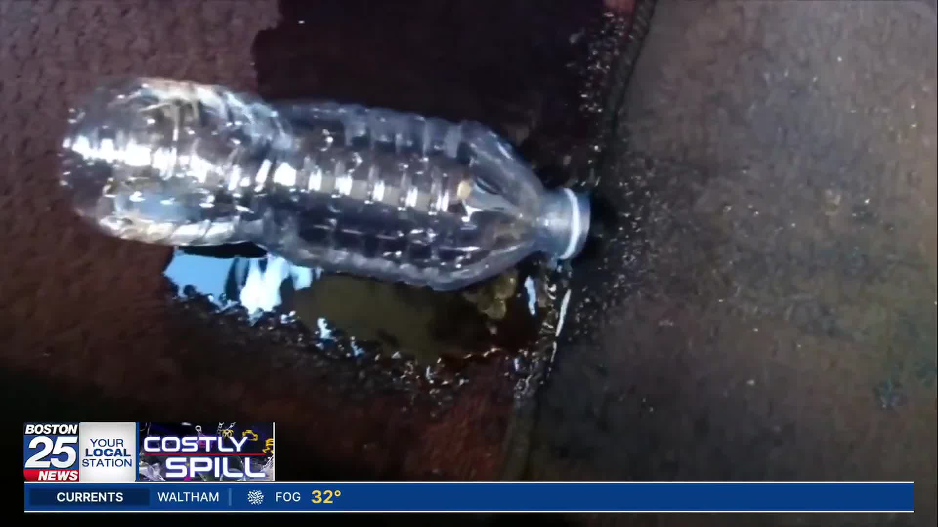I was shocked: Water bottle spill blamed for $12K auto repair bill