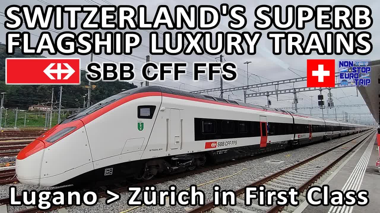 Switzerland's flagship luxury trains / SBB Stadler RABe 501 Giruno ...
