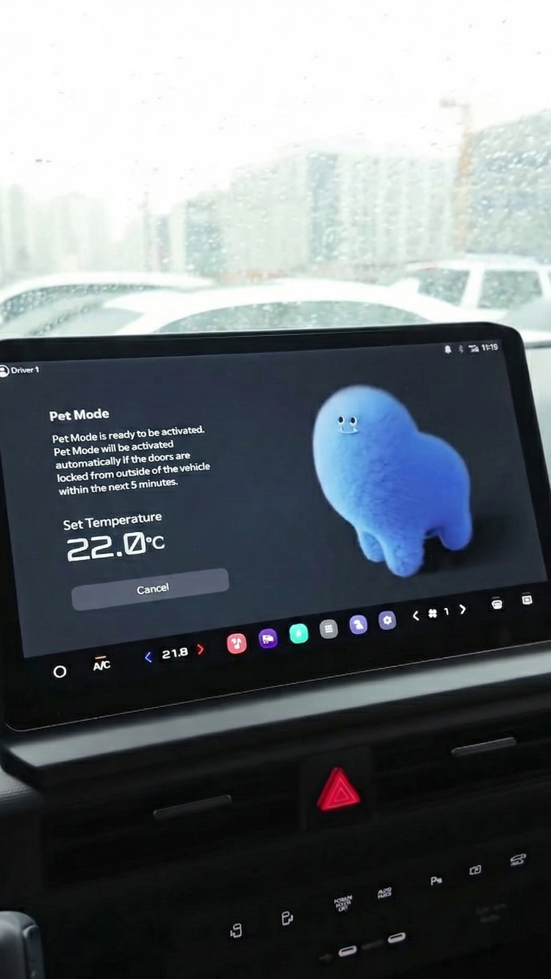 Kia PV5 pet features