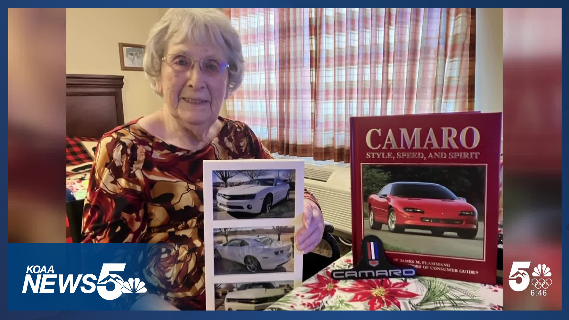 A 101-year-old's secret to life? 'Choose joy' and drive a muscle car