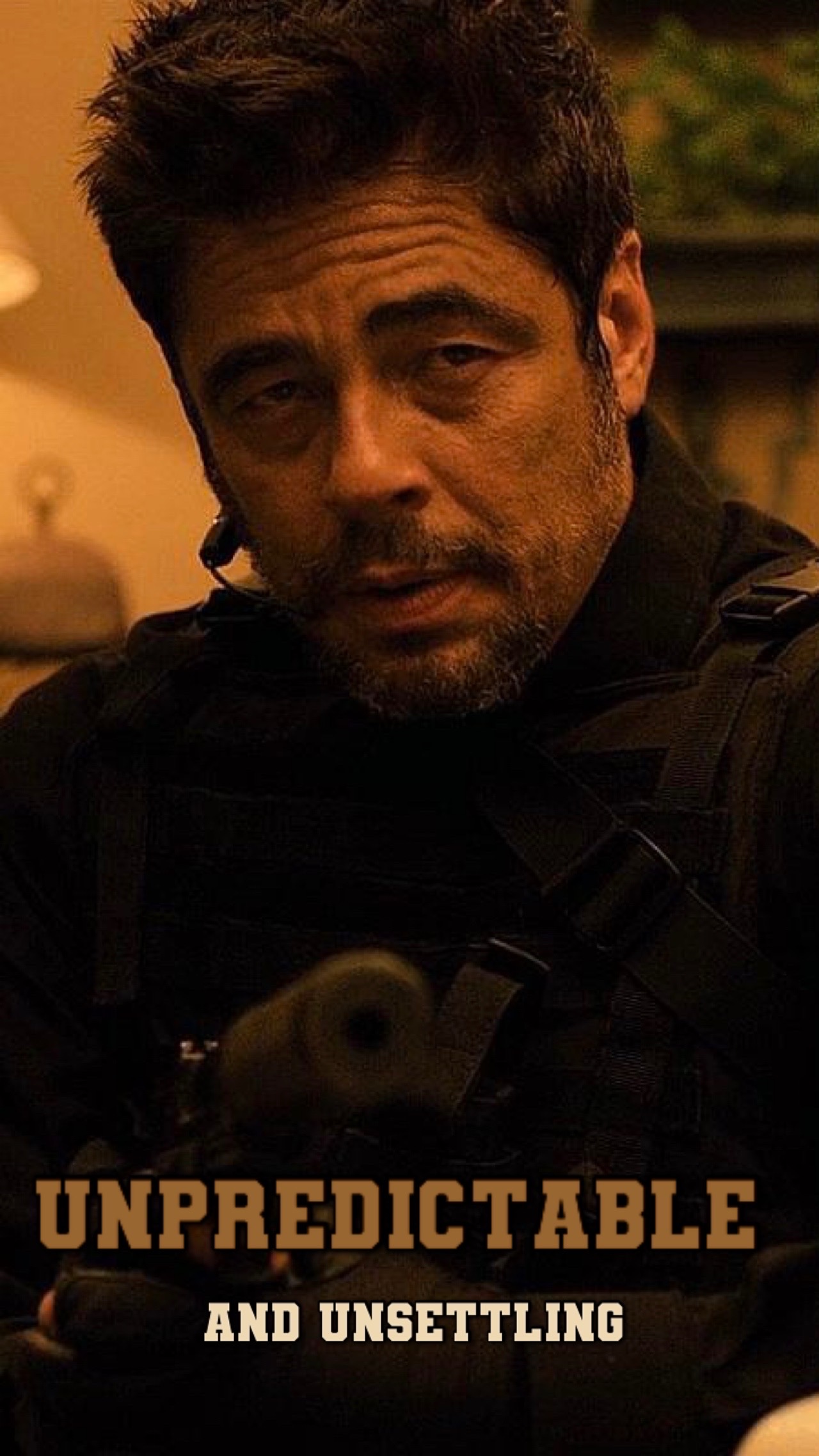 Why Benicio del Toro barely speaks in Sicario