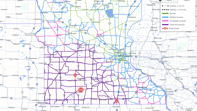 Live updates | MN weather: Slippery roads; no travel advisory lifted