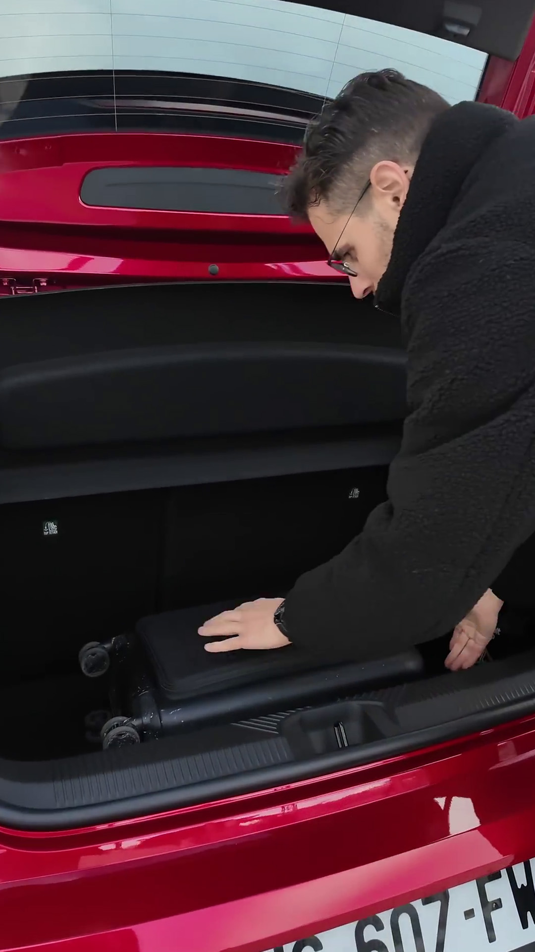 Renault Clio with a practical trunk