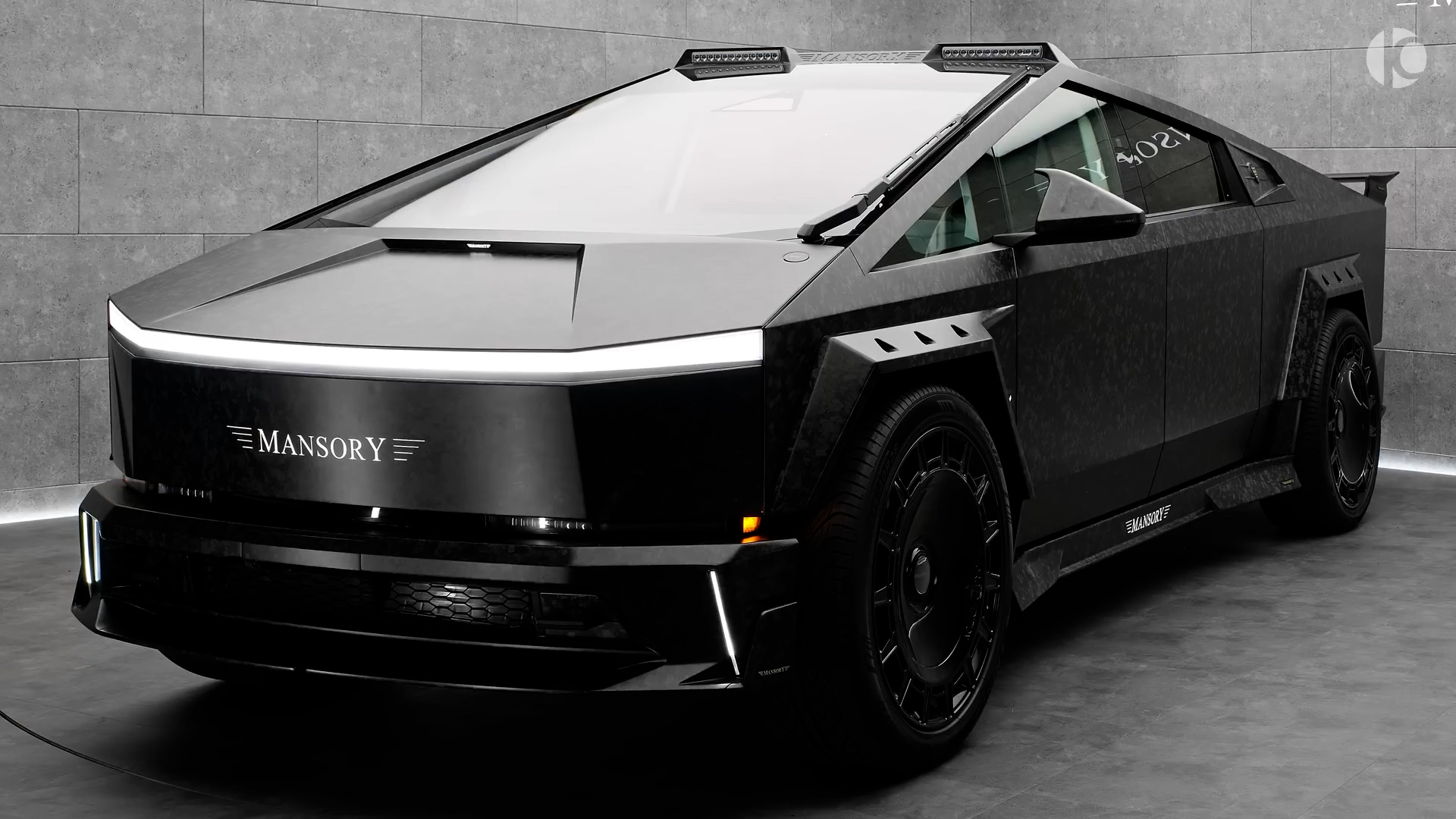 How Mansory reworked the Tesla Cybertruck