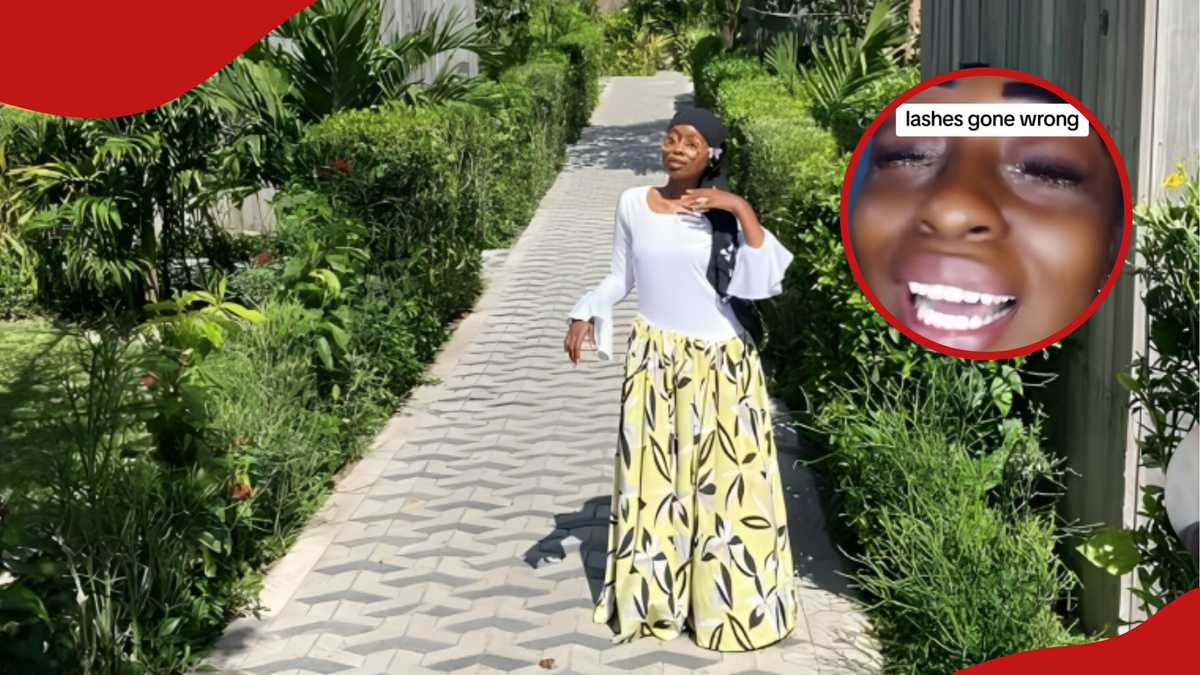 Kenyan TikToker speaks out after lash procedure almost ruins her eyes