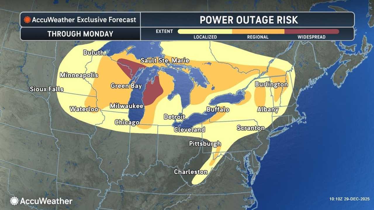 Power outage risk will be ignited by strong cold front with damaging winds