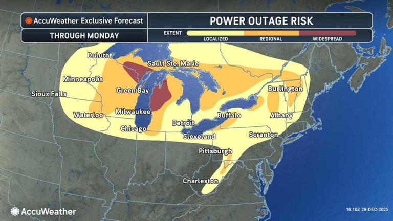 Strong cold front will ignite gusty winds, power outage risk