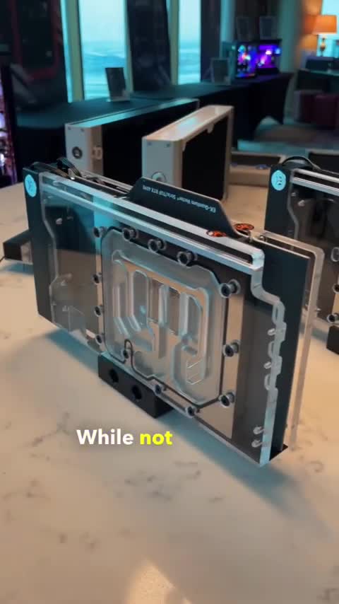 The @EKbyLMTEK Quantum Vector2 water block with active backplate!